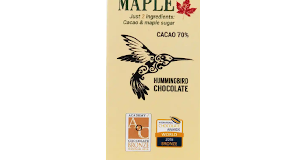 Hummingbird Chocolate Maple 70% - Best Gourmet Products | TasteAtlas