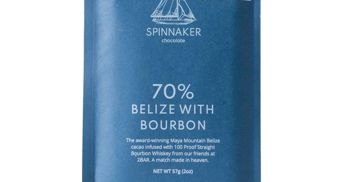 Spinnaker Chocolate 70% Belize with Bourbon - Best Gourmet Products ...