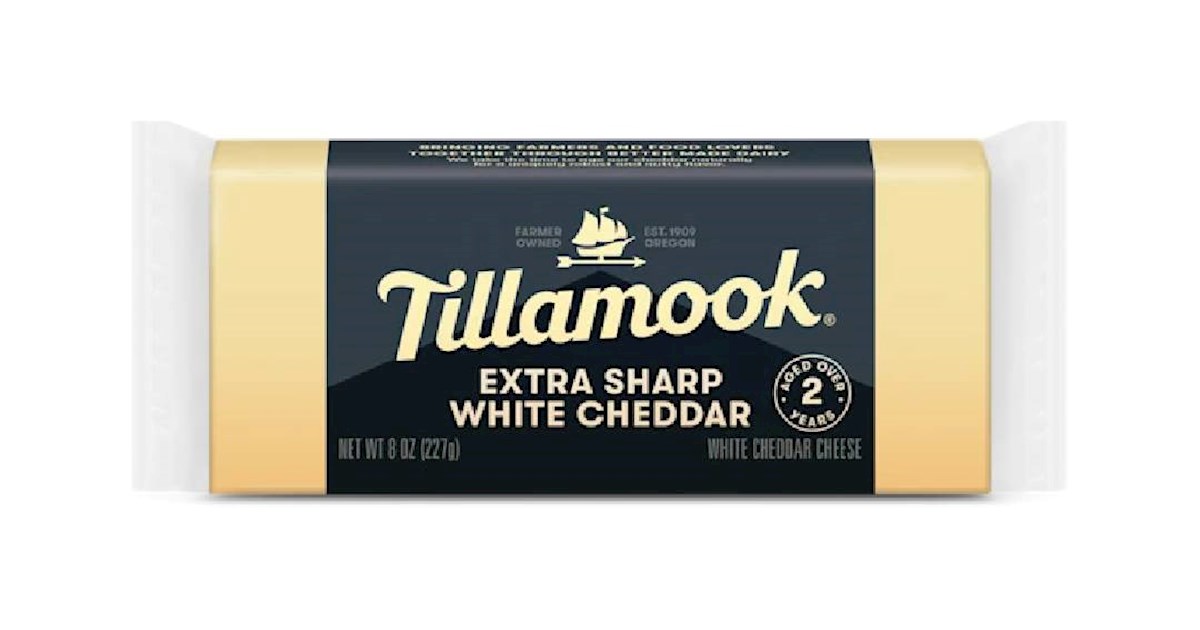 Tillamook County Creamery Extra Sharp White Cheddar Cheese - Best ...