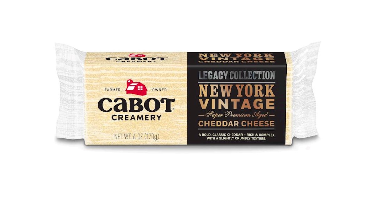Cabot Creamery White Oak Cheddar - Best Gourmet Products | TasteAtlas