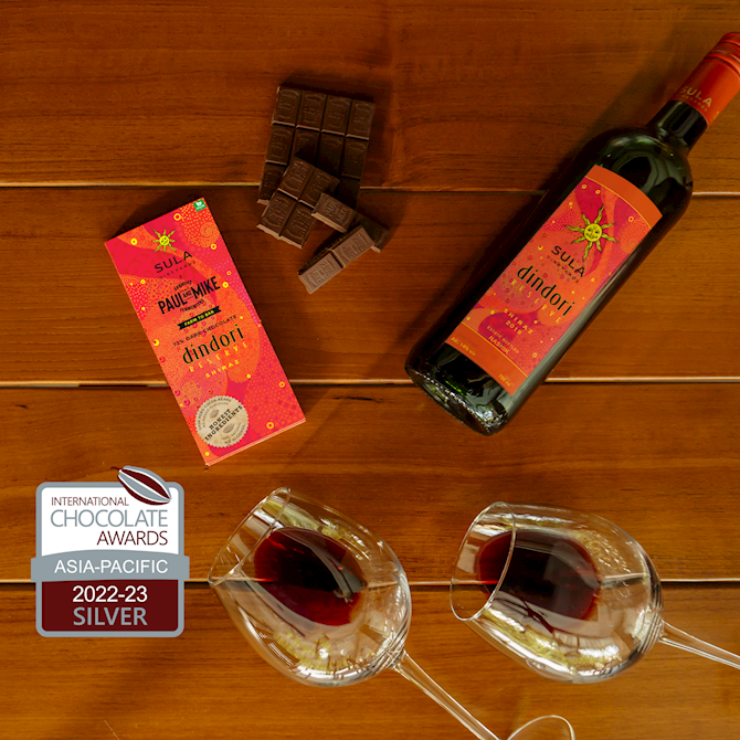 Paul and Mike Paul and Mike 72% Dark Sula Dindori Reserve Shiraz Wine ...