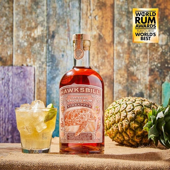 Intercontinental Brands Hawksbill Pineapple Spiced Rum - Best Gourmet ...