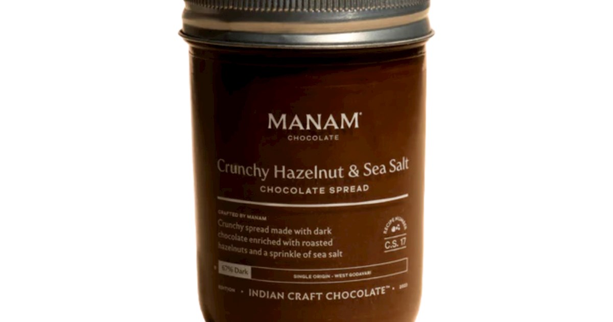 Manam Chocolate Crunchy Hazelnut & Sea Salt Chocolate Spread - Best ...