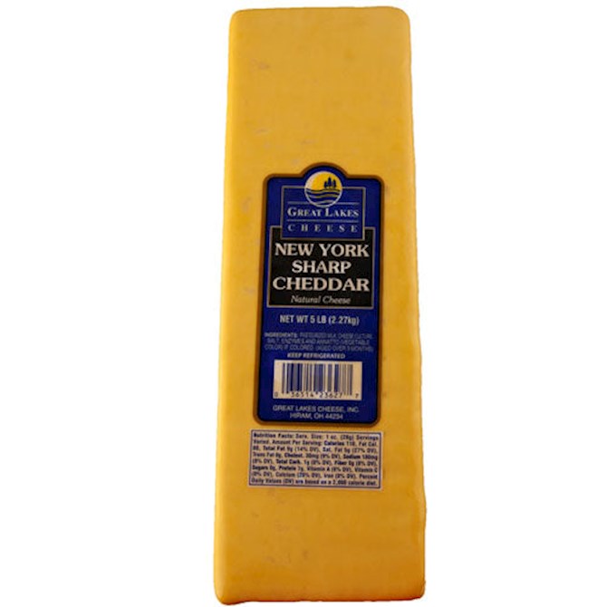 Great Lakes Cheese of Ny Cheddar - Best Gourmet Products | TasteAtlas