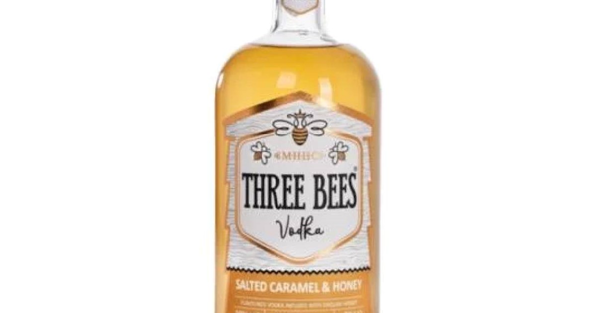 Market Harborough Honey Three Bees Salted Caramel & Honey Vodka - Best ...
