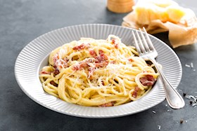 Italian Academy of Cuisine's Spaghetti Alla Carbonara With Pancetta And ...