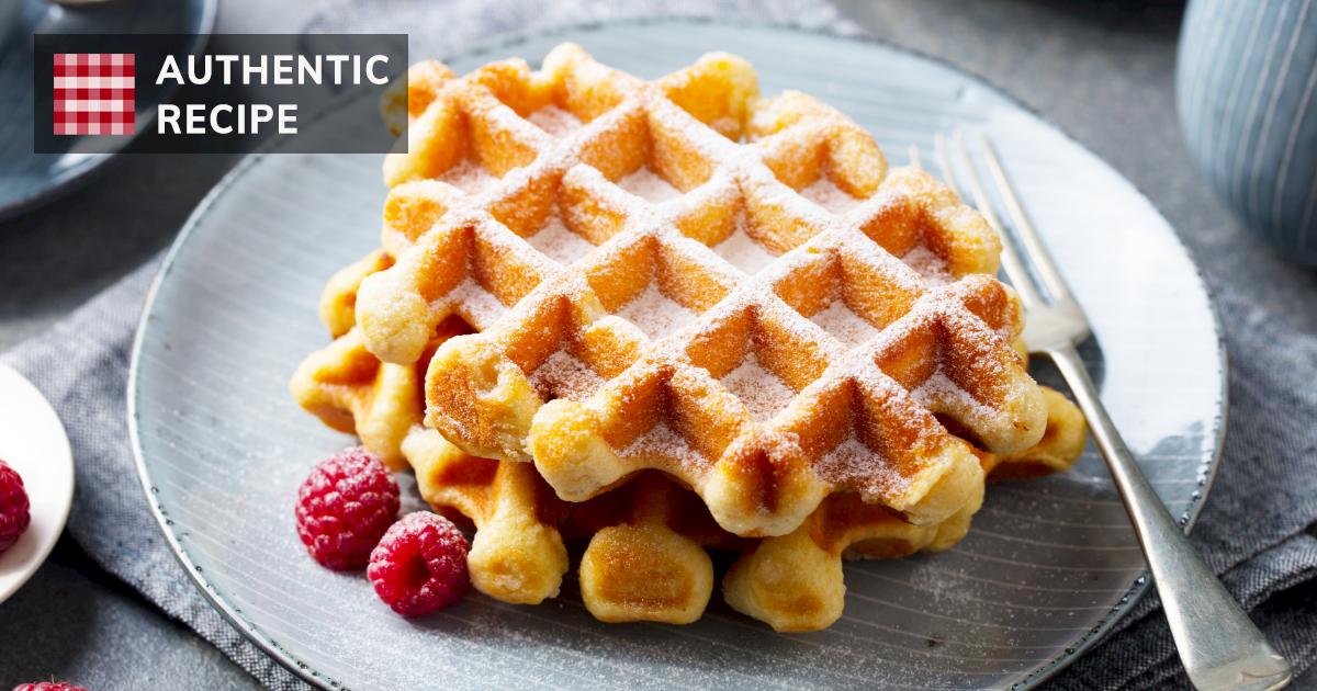Brussels Waffles Authentic Recipe | TasteAtlas