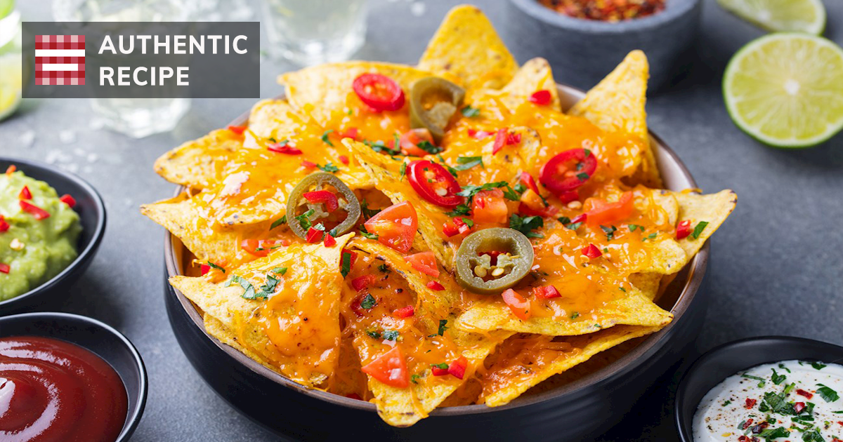 Nachos With Beans And Three Kinds of Cheese Authentic Recipe | TasteAtlas