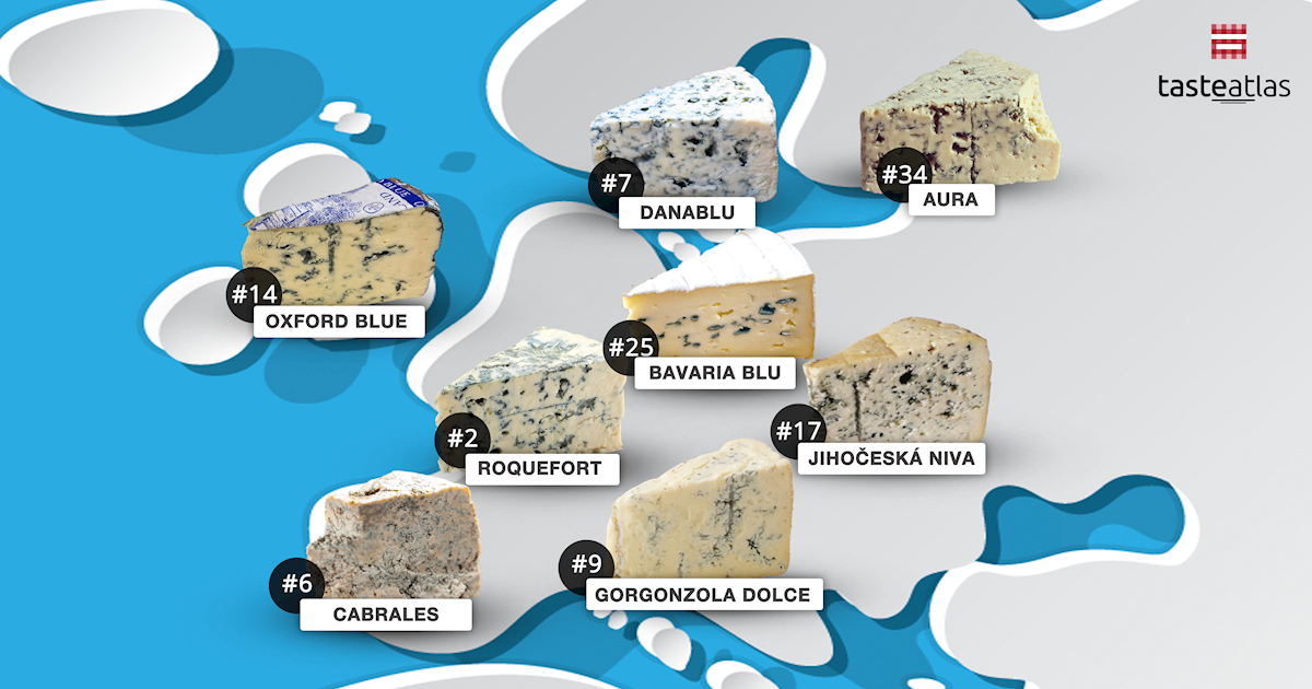 10 Most Popular European Blue Cheeses - TasteAtlas
