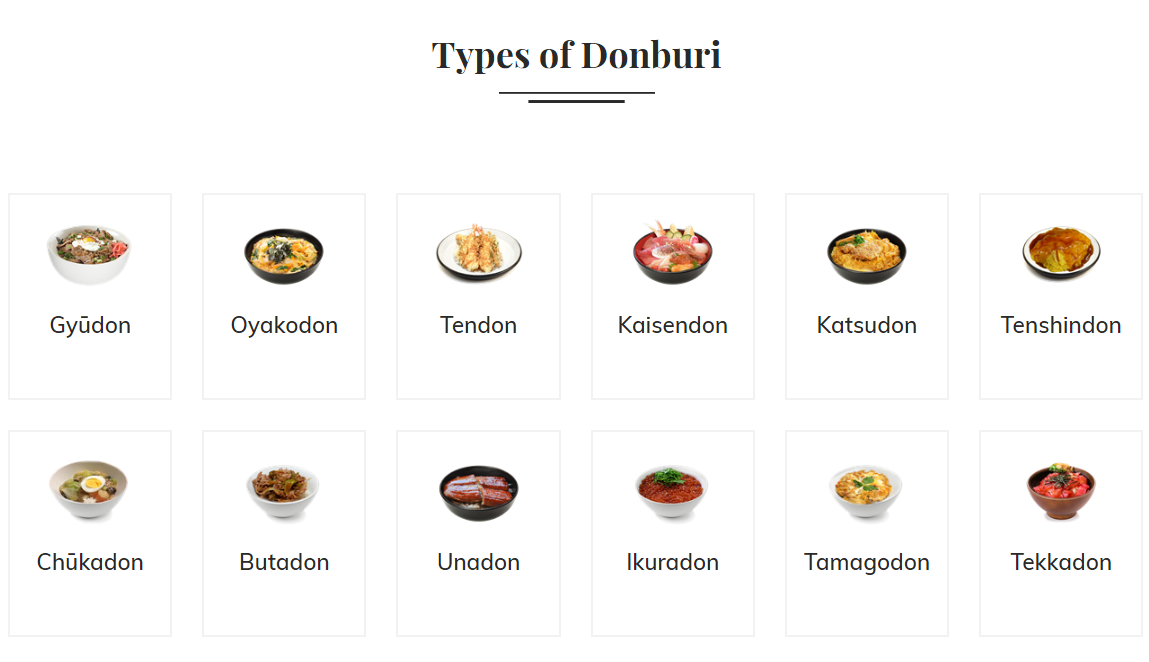 Donburi | Traditional Rice Dish From Japan