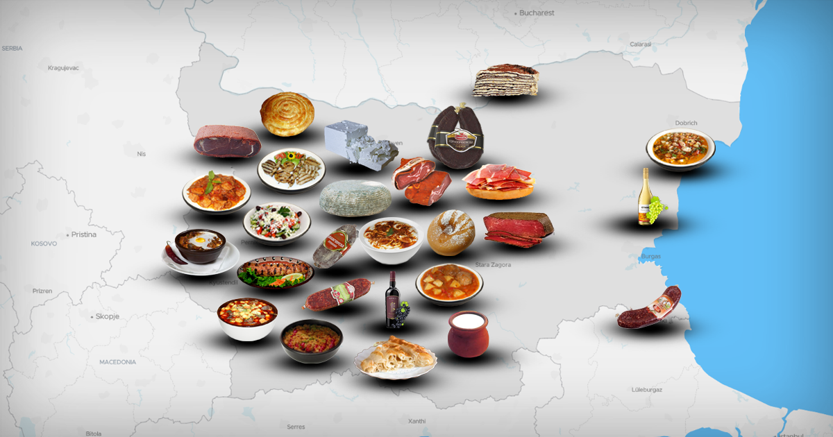 Bulgarian Food Map | Local Food in Bulgaria | TasteAtlas