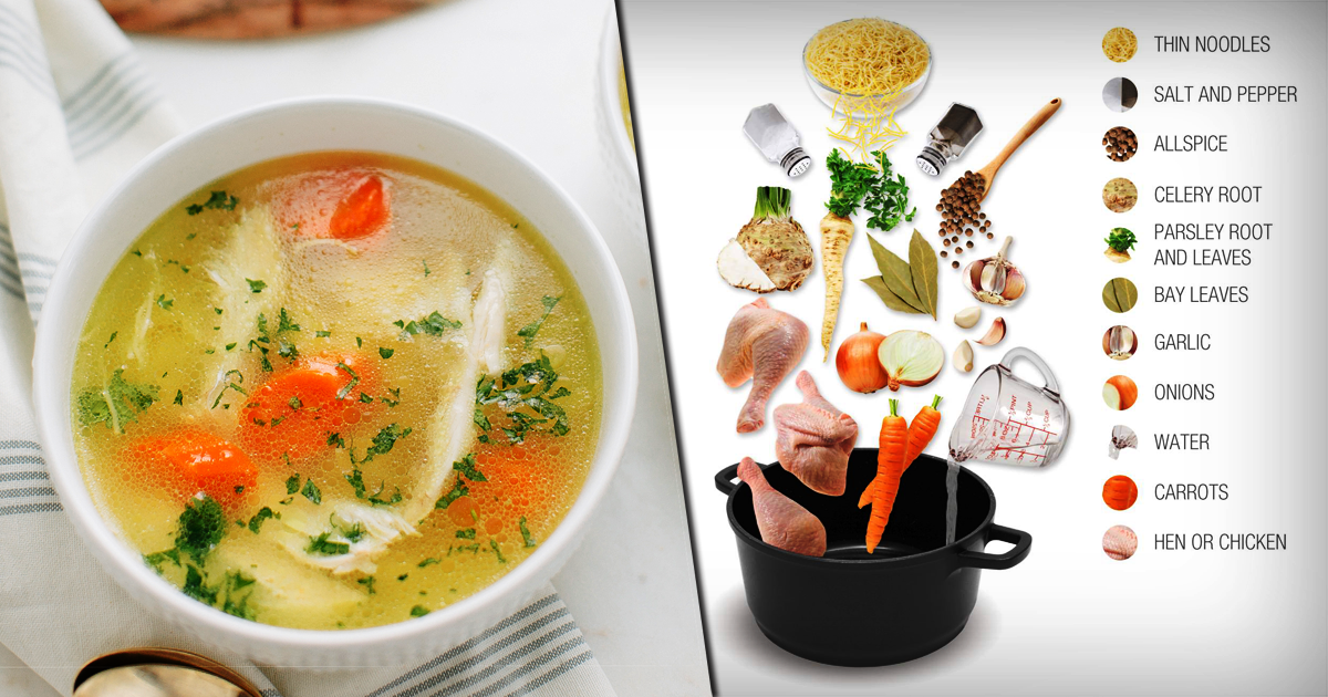 Rosół | Traditional Meat Soup From Poland